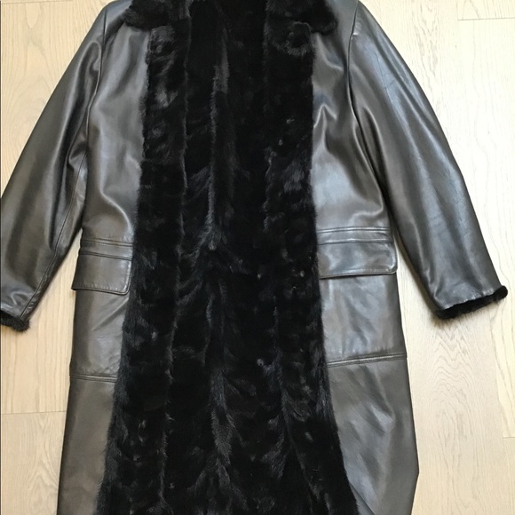 Bernini Beverly Hills | Jackets & Coats | Mens Reversible Black Leather ...